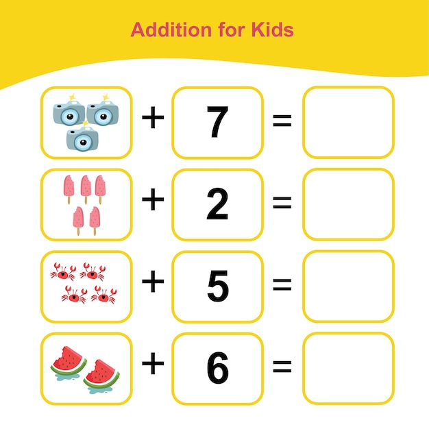 Engaging Math Addition Exercises for Young Learners | Jiffy Designs