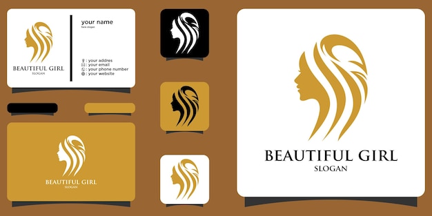 Elegant Feminine Silhouette Logo and Branding Design | Jiffy Designs