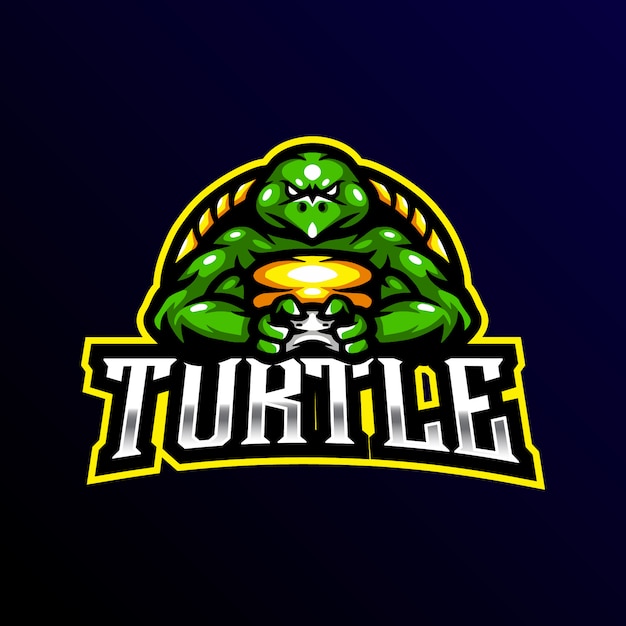 Fierce and Formidable Turtle Mascot Emblem | Jiffy Designs