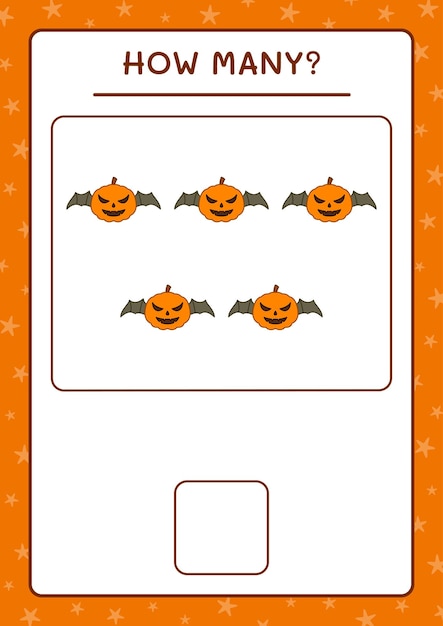 Counting Spooky Halloween Pumpkins with Bat Wings | Jiffy Designs