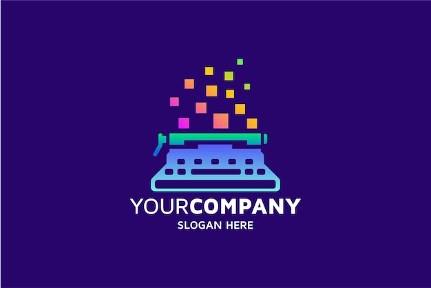 Vibrant Burst of Colorful Pixels Forming a Unique Logo | Jiffy Designs