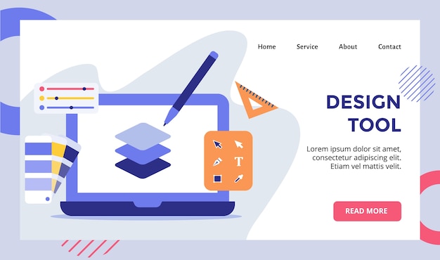 Vibrant Digital Design Tools and Workspace Illustration | Jiffy Designs