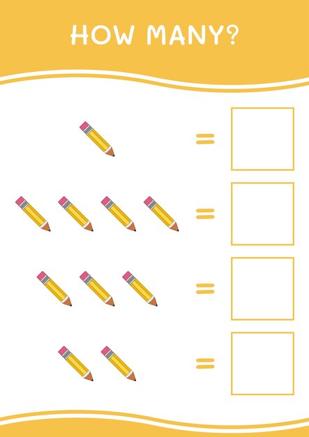 Counting Pencils: A Fun Math Learning Activity | Jiffy Designs