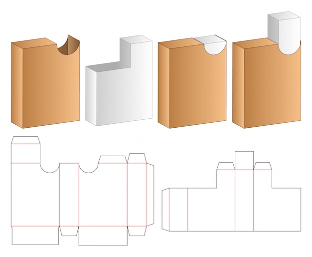 Assortment of Minimalist Cardboard Packaging Boxes in Neutral Tones ...