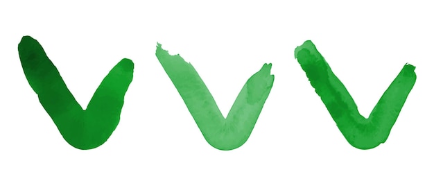 Vibrant Green Check Marks Graphic Elements Collection | Jiffy Designs