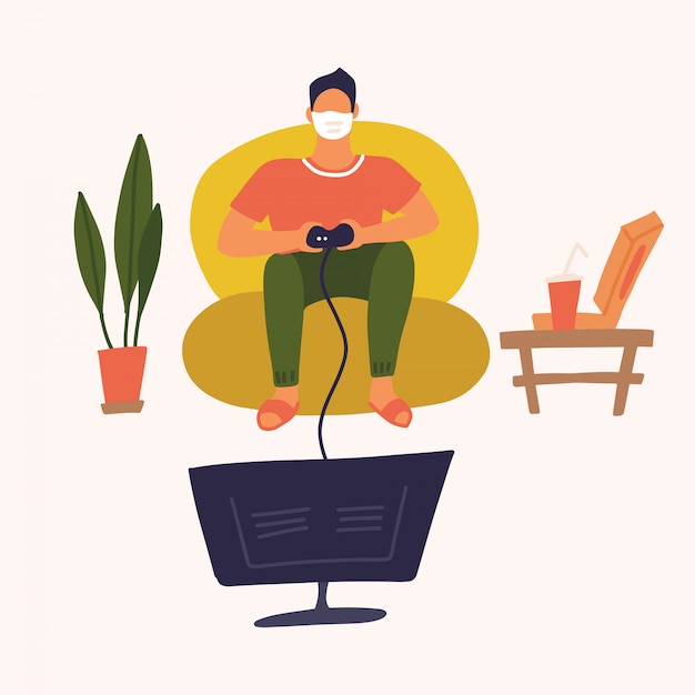 Avid Gamer Immersed in Captivating Virtual World | Jiffy Designs