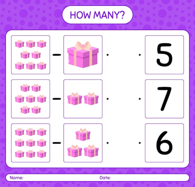 Counting Presents: A Vibrant Math Activity | Jiffy Designs