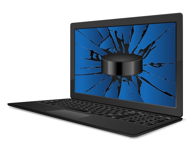 Shattered Screen Laptop: Dramatic Visuals for Dynamic Designs | Jiffy ...