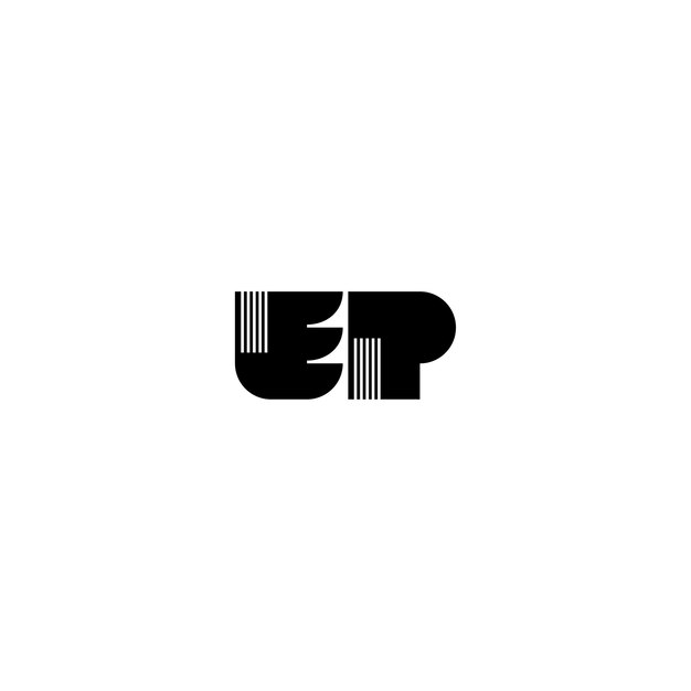 Bold and Sleek GP Monogram Design | Jiffy Designs