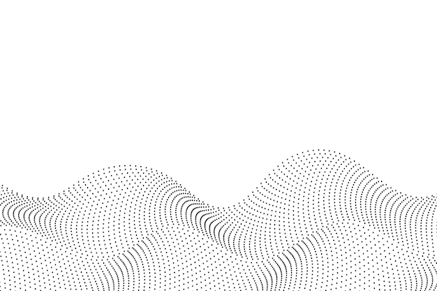 Undulating Dotted Landscape with Flowing Monochrome Patterns | Jiffy ...