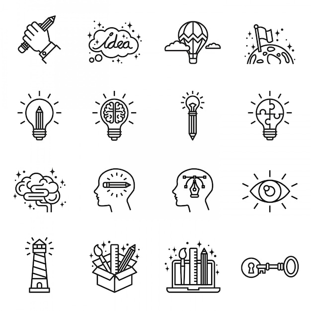 Inspiring Visuals: A Thoughtful Collection of Creative Symbols | Jiffy ...