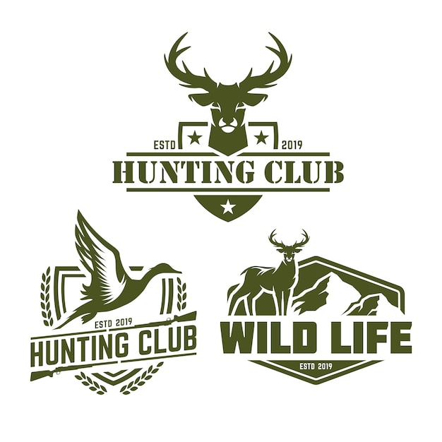Captivating Deer Emblems for the Hunting Club | Jiffy Designs