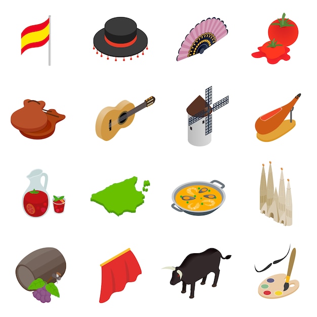 Vibrant Spanish Cultural Symbols and Iconic Imagery in Diverse ...
