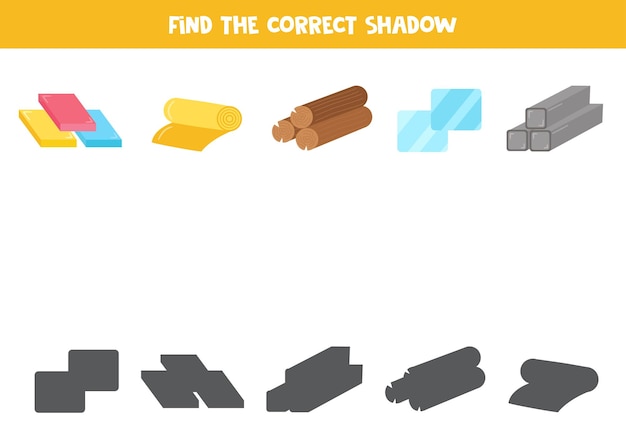 Vibrant Geometric Shapes: Match the Shadows | Jiffy Designs