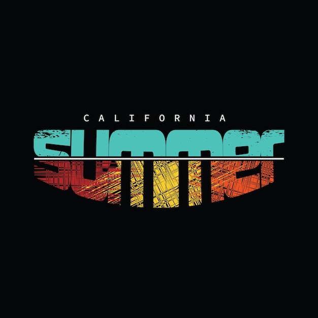 Retro California Sunset Typography Design | Jiffy Designs