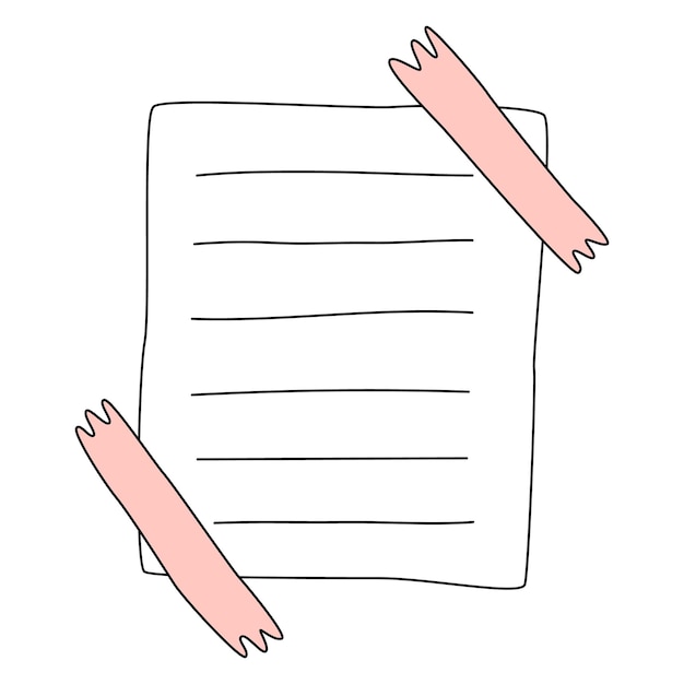 Lined paper with pink hands poking out | Jiffy Designs