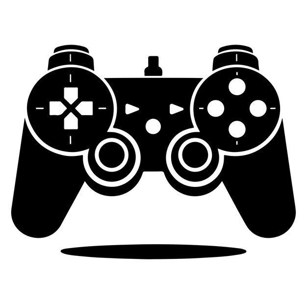 Iconic Video Game Controller in Striking Monochrome | Jiffy Designs