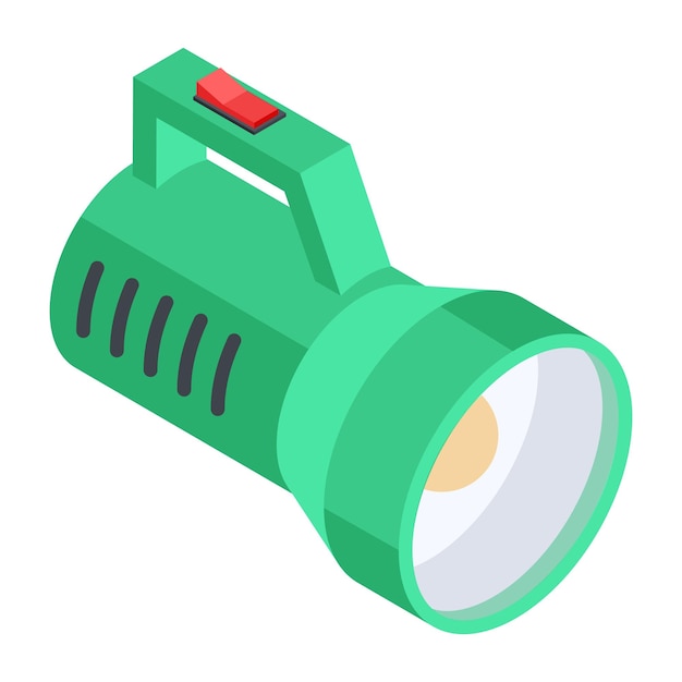 Vibrant Green Flashlight with Illuminating Beam | Jiffy Designs