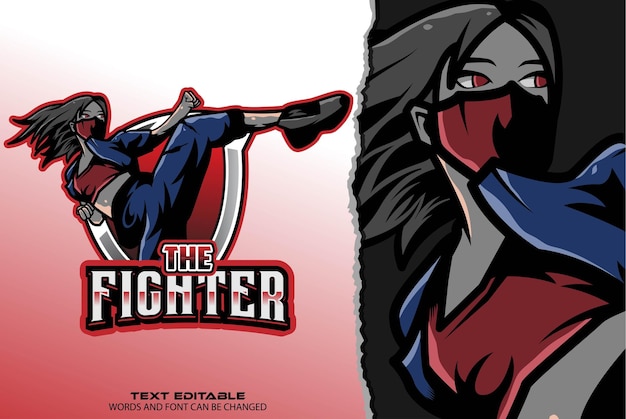 Fierce Warrior in Action: The Fighter | Jiffy Designs