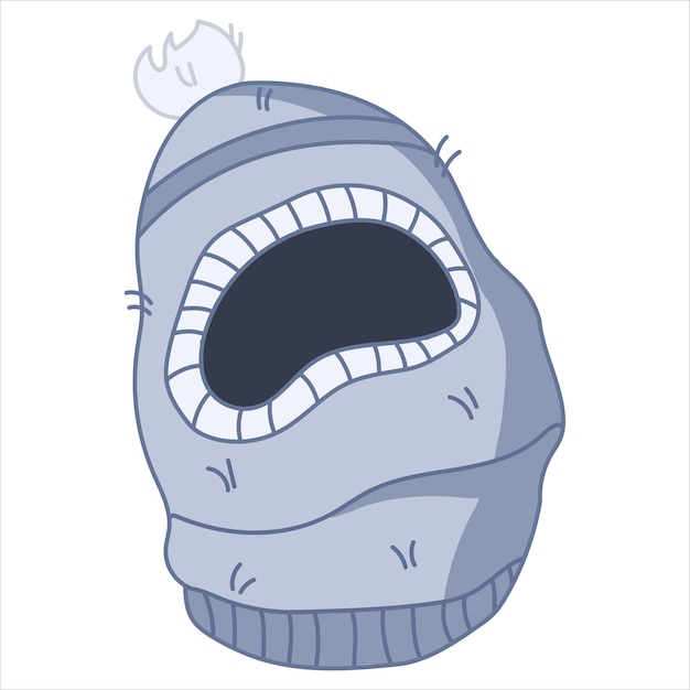 Ferocious Shark Head with Jagged Teeth in Cartoon Style | Jiffy Designs