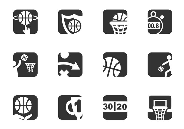 Comprehensive Basketball Iconography Collection for Diverse ...
