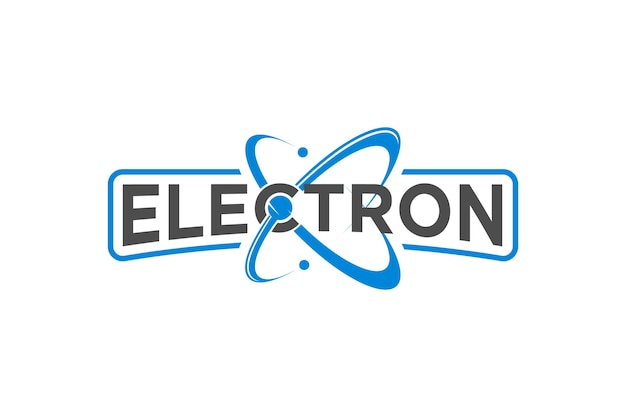 Vibrant Electron Symbol with Sleek Atomic Orbital Design | Jiffy Designs