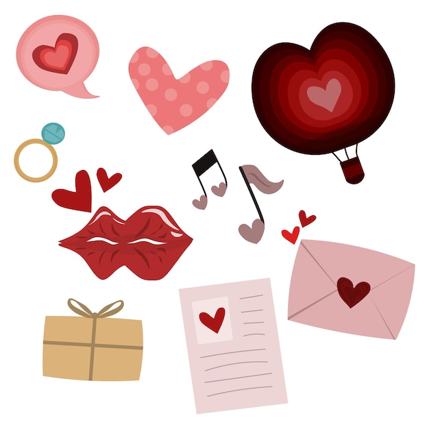 Vibrant Valentine's Day Symbols and Romantic Imagery | Jiffy Designs