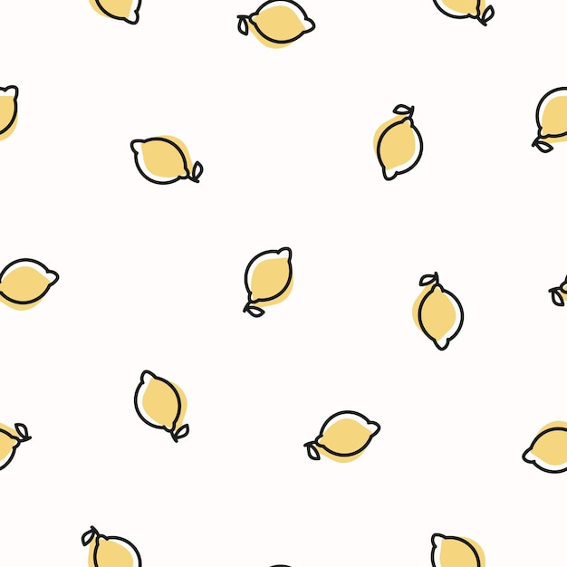 Vibrant Lemon Motif: A Refreshing Pattern for Diverse Design Needs ...