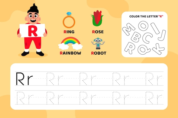 Vibrant Alphabet Adventure: Discover the Wonders of Letter R | Jiffy ...