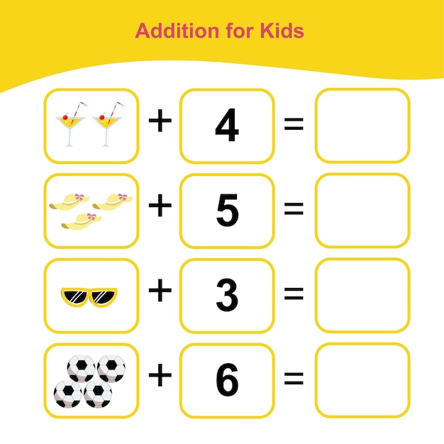 Engaging Addition Exercises for Young Learners | Jiffy Designs