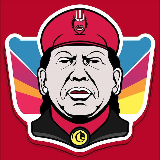 Iconic Revolutionary Leader in Bold Graphic Portrait | Jiffy Designs