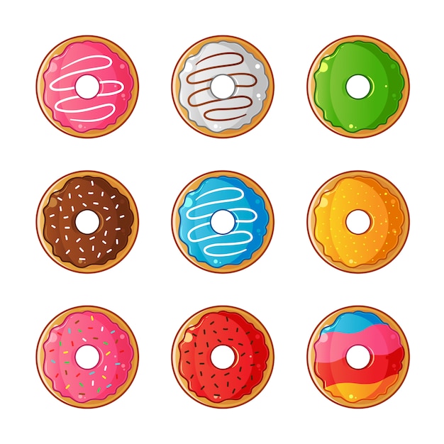 Delectable Donuts: A Colorful Assortment of Sugary Treats | Jiffy Designs