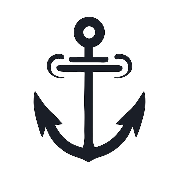 Iconic Nautical Anchor with Elegant Minimalist Design | Jiffy Designs