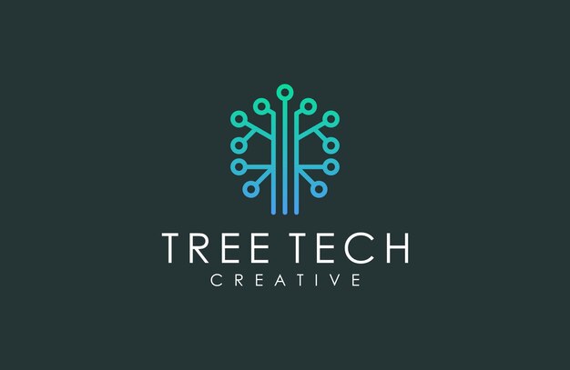Innovative Tree-Inspired Technology Logo Design | Jiffy Designs