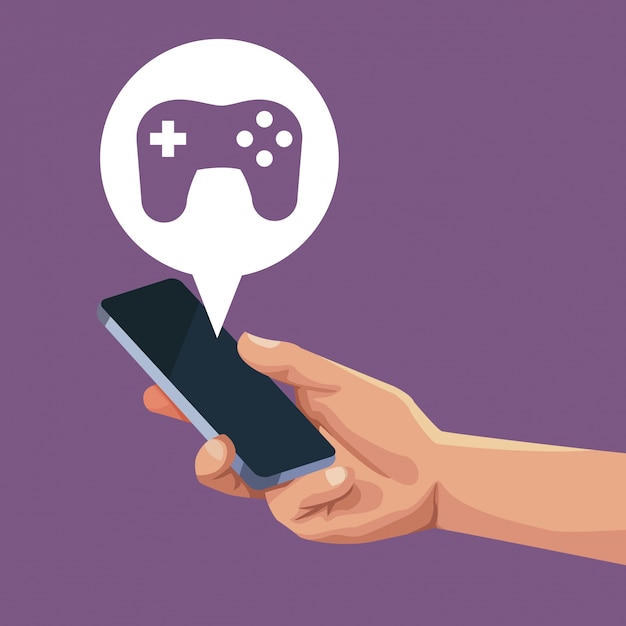 Smartphone Gaming Controller Icon Illustration | Jiffy Designs