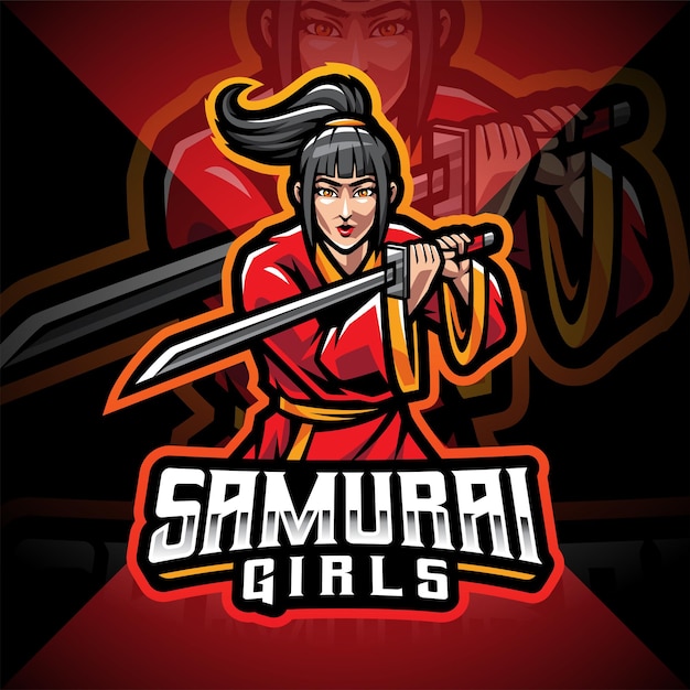 Fierce and Formidable: The Samurai Girls Esports Logo | Jiffy Designs