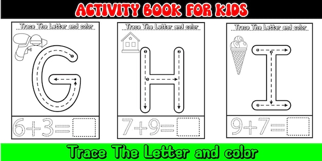 Trace the Letter and Color: Engaging Learning Activities for Kids ...