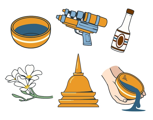 Vibrant Collection of Eclectic Icons and Symbols | Jiffy Designs