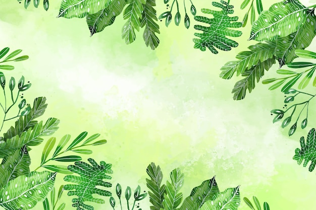 Vibrant Tropical Foliage Backdrop with Lush Greenery | Jiffy Designs