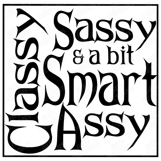 Playful Typography with Sassy and Smart Attitude | Jiffy Designs