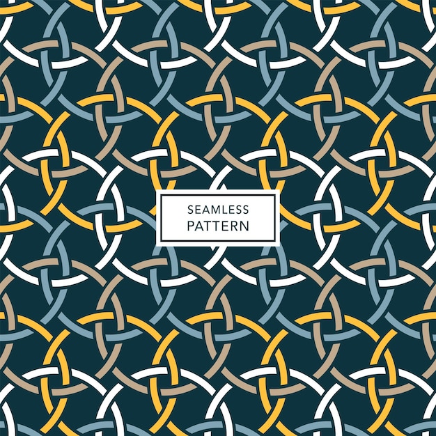 Interlocking Geometric Shapes in Vibrant Hues | Jiffy Designs