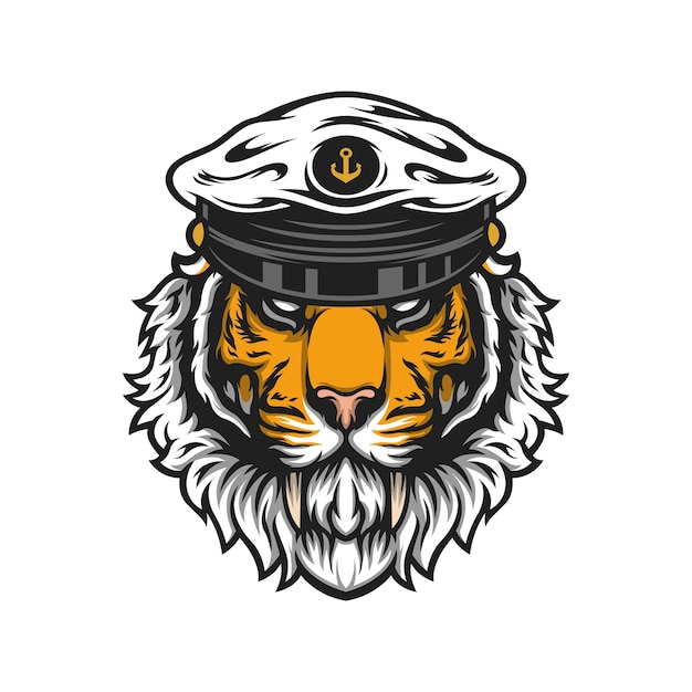 Majestic Tiger Captain Commanding Attention with Piercing Gaze | Jiffy ...