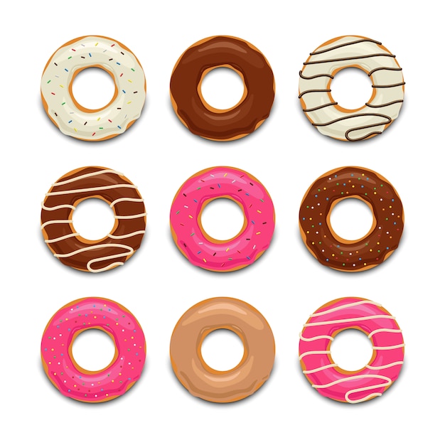 Delectable Donuts: A Colorful Assortment of Sweet Treats | Jiffy Designs