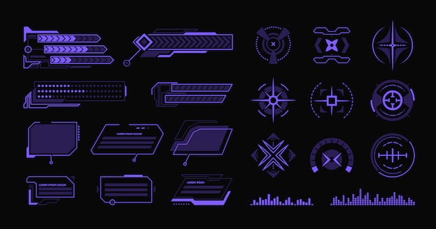 Futuristic Neon Symbols and Shapes Collection | Jiffy Designs