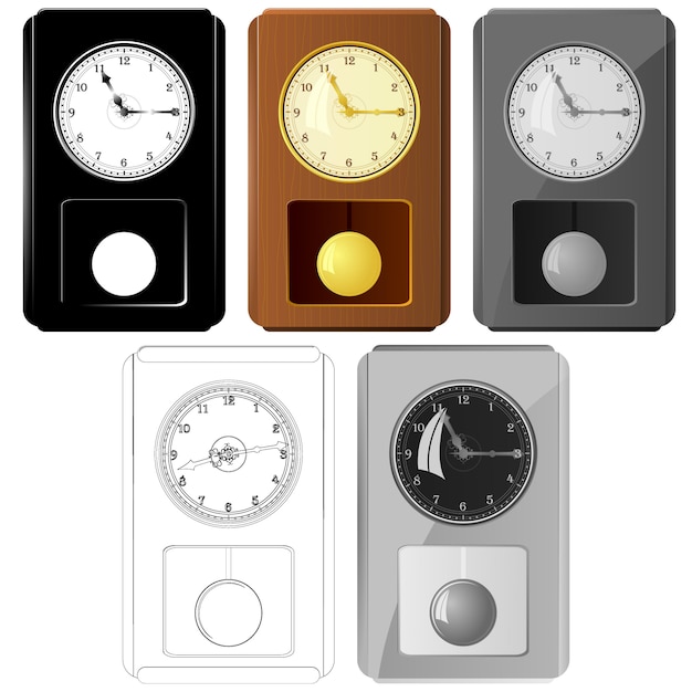 Vintage Analog Clocks in Diverse Retro Styles | Jiffy Designs