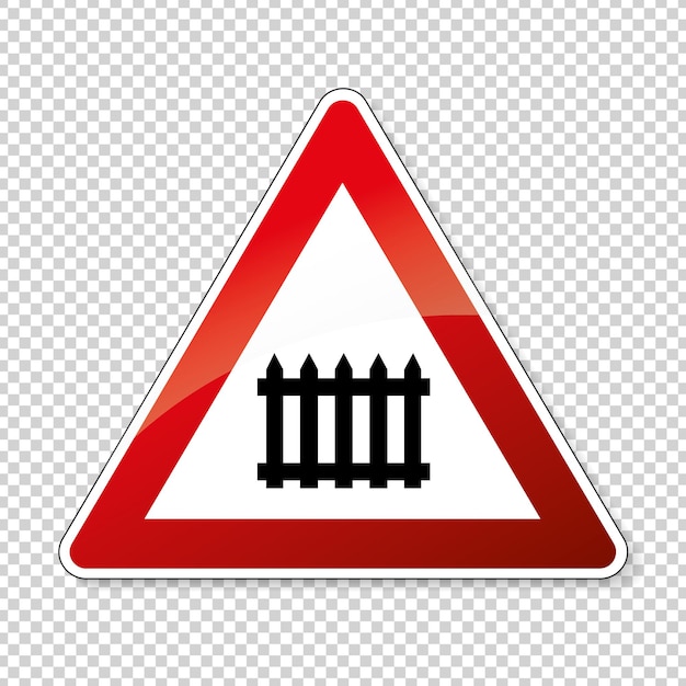 Warning Sign Indicating Upcoming Railroad Crossing | Jiffy Designs