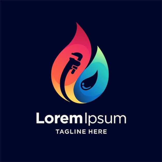 Vibrant Flame-Inspired Emblem with Captivating Color Scheme | Jiffy Designs