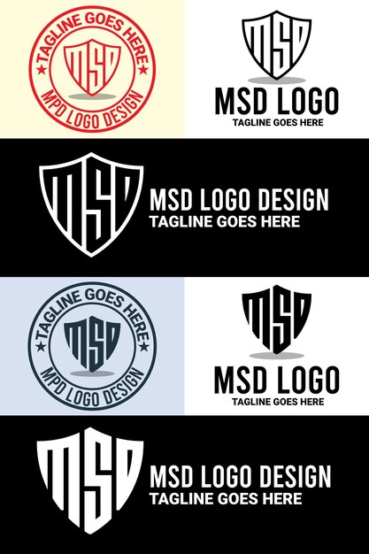 Versatile MSD Logo Design Collection with Diverse Applications | Jiffy ...