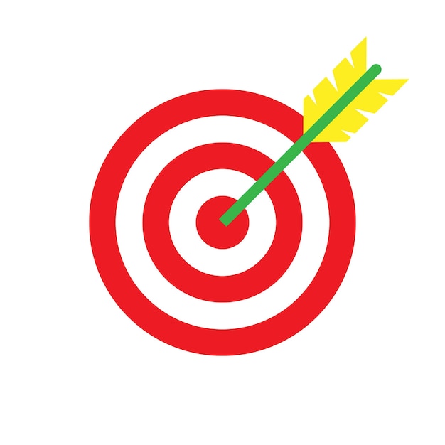 Vibrant Bullseye with Striking Yellow Arrow | Jiffy Designs