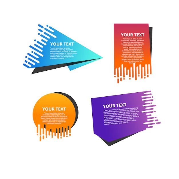 Vibrant Geometric Shapes with Dynamic Text Overlays | Jiffy Designs